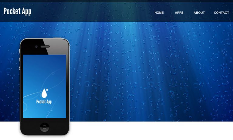 How to Create an Iphone App Website in Photoshop - Sanjay